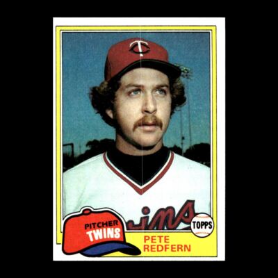 Pete Redfern 1981 Topps Minnesota Twins #714 Nice! | eBay
