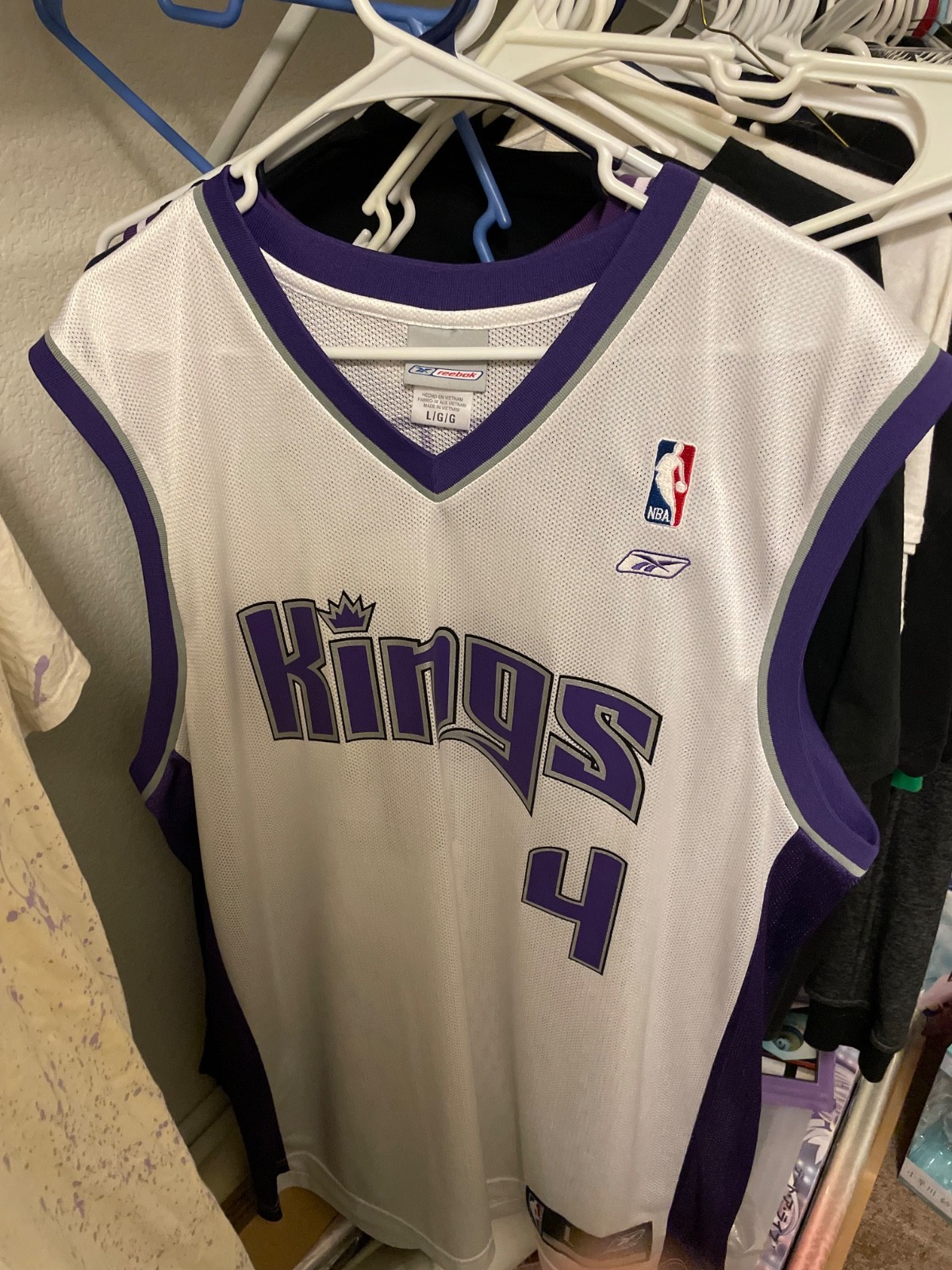 chris webber signed kings jersey #4 and keon clark jersey signed #7 | eBay