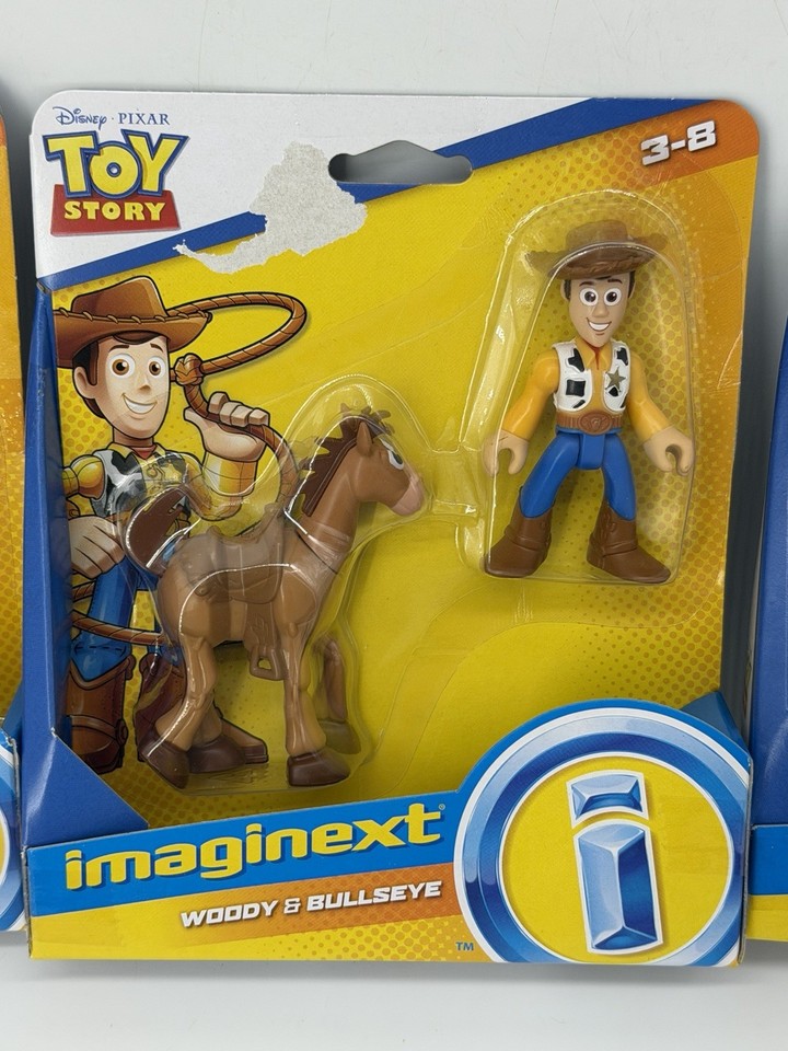 Imaginext Toy Story 4 6-Figure Lot – 3-Pack Set Buzz Bo Peep Carl ...