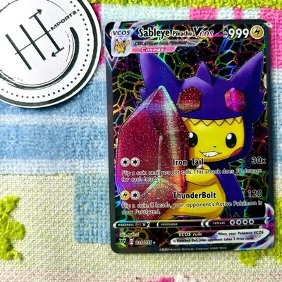 Sableye Pikachu VCOS Pokemon Card Holo Cosplay ART | eBay