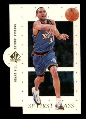 1999-00 SP Authentic Grant Hill First Class Die Cut #9 JX4687 | eBay
