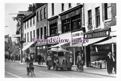 pu1374 - Mac Fisheries Van , High Street , Doncaster, Yorkshire - print ...