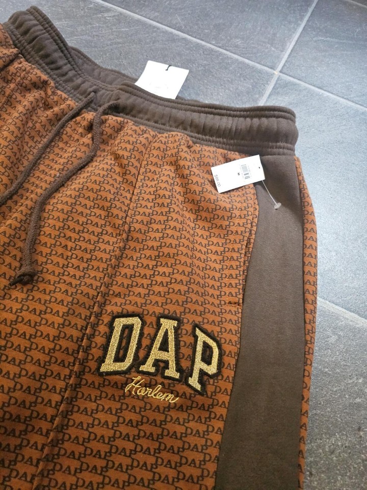 NWT GAP X DAP DAPPER DAN HARLEM MEN'S BROWN SWEATPANTS JOGGERS SZ M LIMITED ED | eBay