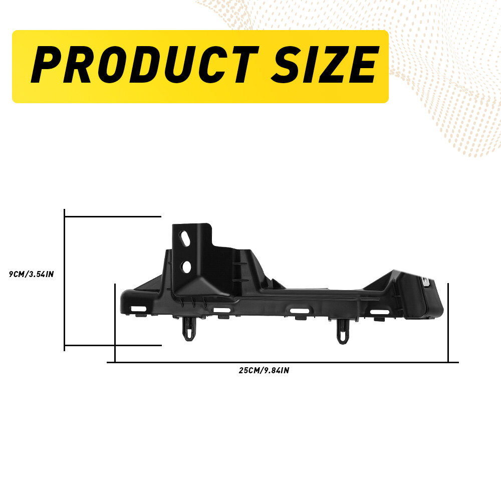 2PCS Front Bumper Brackets Retainer Support For Chevrolet Equinox 2018 ...