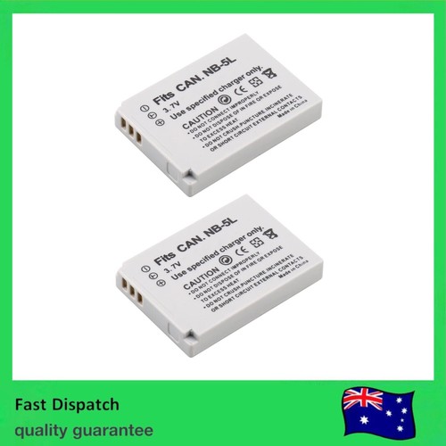 2 Pcs NB-5L NB 5L NB5L Battery For Canon IXUS 800 850 860 870 900 High ...