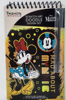 Disney Minnie Mouse Fashion Angels Scratch Art Doodle Design Set | eBay