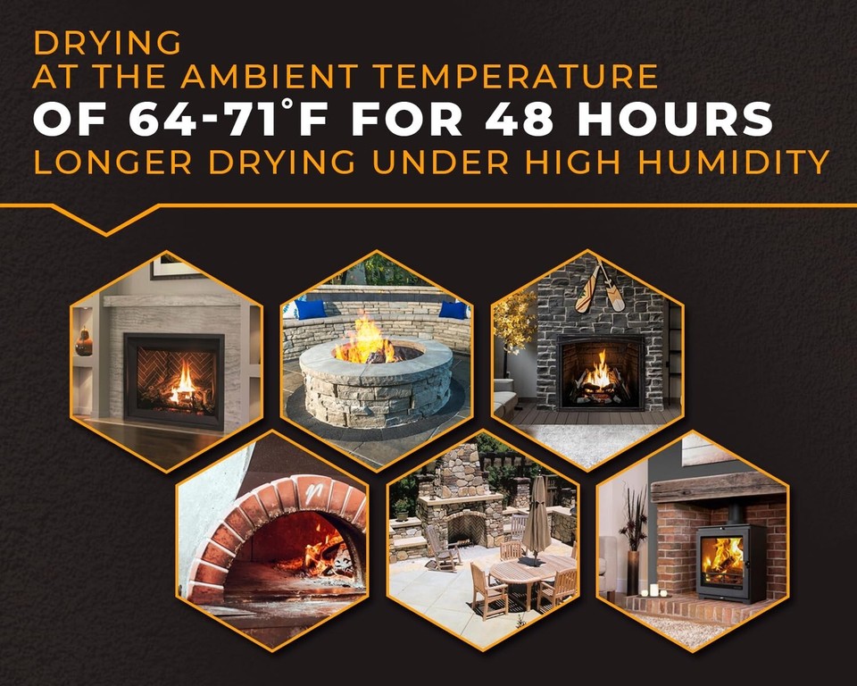 Versatile FireCast Refractory Cement Mix - Safe for All Heating ...