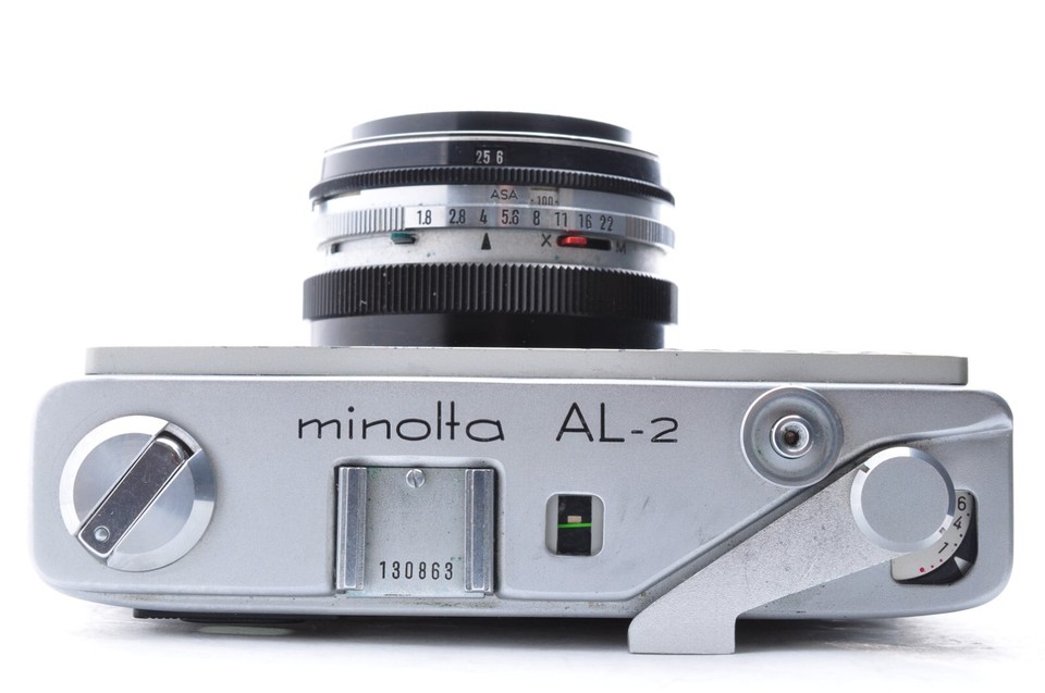 Minolta AL-2 Rangefinder 35mm Film Camera Rokkor-PF 45mm F/1.8 Exc+5 ...