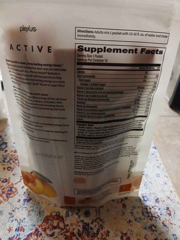 Plexus Active Peach Mango | eBay