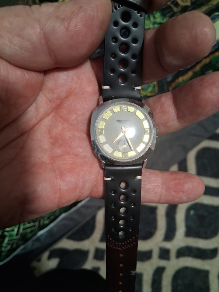 Vintage 1960s Swiss Woldman 35mm 17j Mechanical Wind Watch Runs Well | eBay