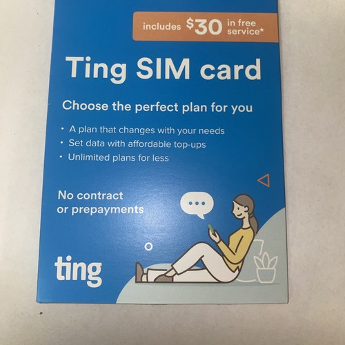 Ting Mobile: Bring Your Own Phone LTE SIM Card Kit $30 Cell Phone New ...
