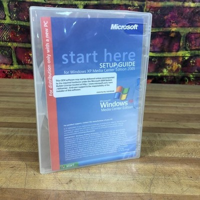 Microsoft Windows XP Media Center Edition 2005 ~ With Product Key COA ...