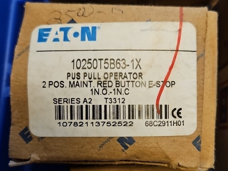 Eaton 10250T5B63-1X Push Button Switch - Red for sale online | eBay