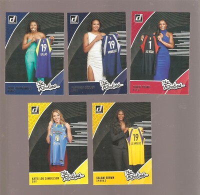 2019 panini wnba set,BETTER ROOKIE CLASS,YOUNG,OGUNBOWALE,COLLIER ...
