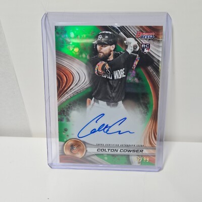 2024 Bowman's Best - Colton Cowser autograph#B24-Green Refractor #99 | eBay