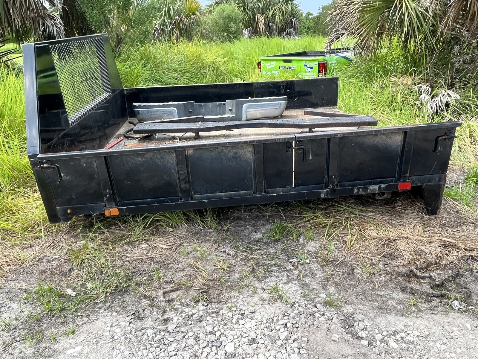 Knapheide Flatbed Service Body DRW 9ft Bed Removable Sides Ford Ram ...