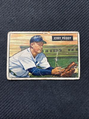 1951 Bowman Baseball #71 Jerry Priddy Detroit Tigers | eBay