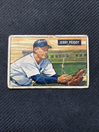 1951 Bowman Baseball #71 Jerry Priddy Detroit Tigers | eBay