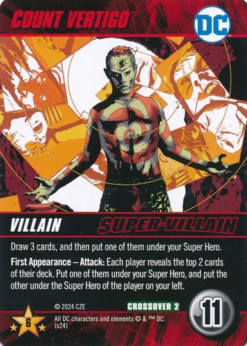 COUNT VERTIGO DC Comics Deck Building Game ART card ARROW REDUX | eBay