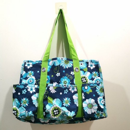 Thirty One Organizing Utility tote 31 gift shoulder mummy bag Floral ...