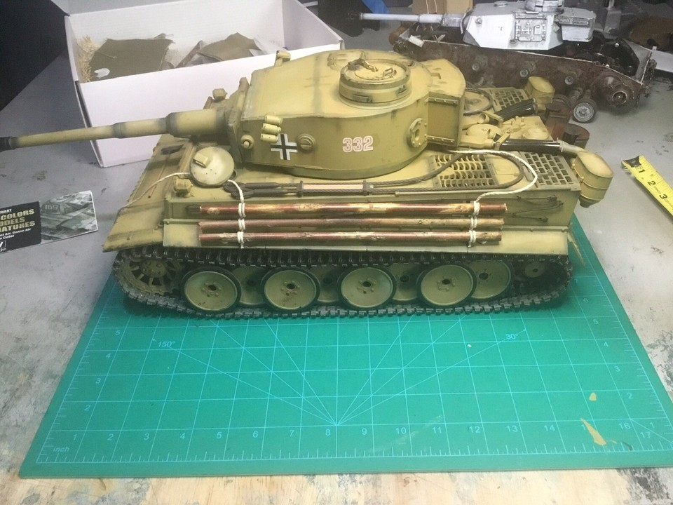 1/16 Scale RC Tank Accessories - 8 Piece Log Armor & Stowage Set ...