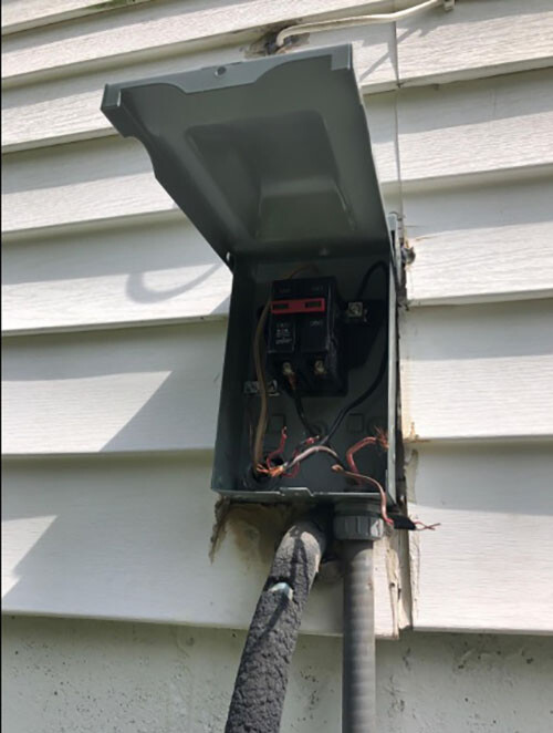 Air Conditioning Unit Outside Breaker Box Recreate Main