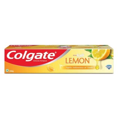 Colgate Active Salt Lemon Toothpaste-Fights Sticky Germs & Yellowness ...