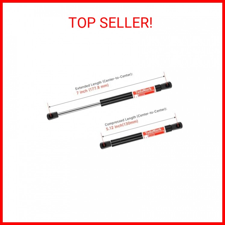 2 Pieces Shock Struts Gas Spring Lid Support Gas Shocks Lift Support ...