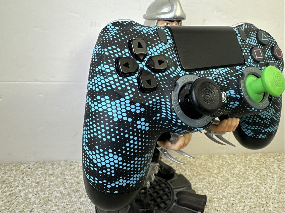 SCUF Infinity 4PS Pro PS4 PC Controller Blue Snakeskin SG403-02 FOR ...