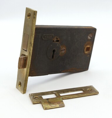 Vintage Yale & Towne Deep Backset Brass Door Mortise Lock | eBay