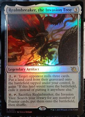mtg magic Realmbreaker, the Invasion Tree FOIL ENGLISH Briseroyaume l ...