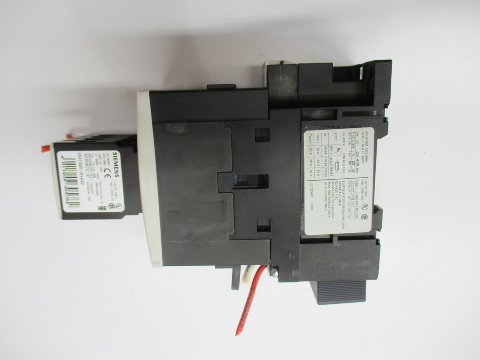 SIEMENS 3RT1036-3AG20 CONTACTOR 110V W/CONTACT BLOCK UNMP | eBay