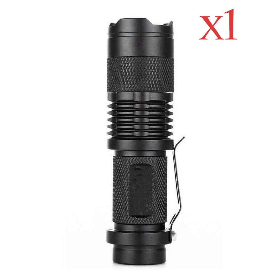 LED Tactical Flashlight Military Grade Torch Small Super Bright ...