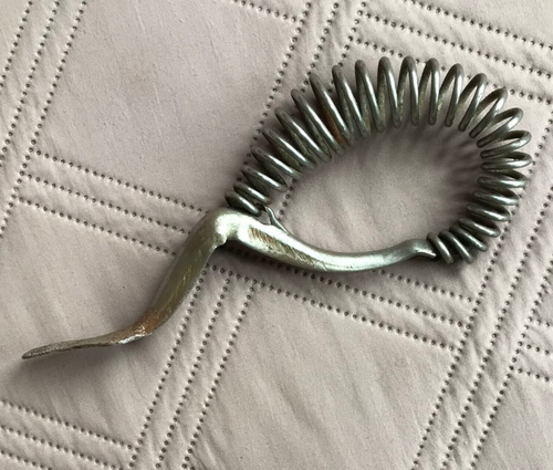 Vintage Wood Stove Lid Lifter Metal Coil Handle | eBay