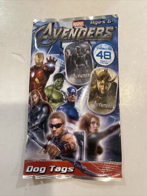 Marvel The Avengers Dog Tags MYSTERY (Unopened/ Brand New) 😊😊 | eBay