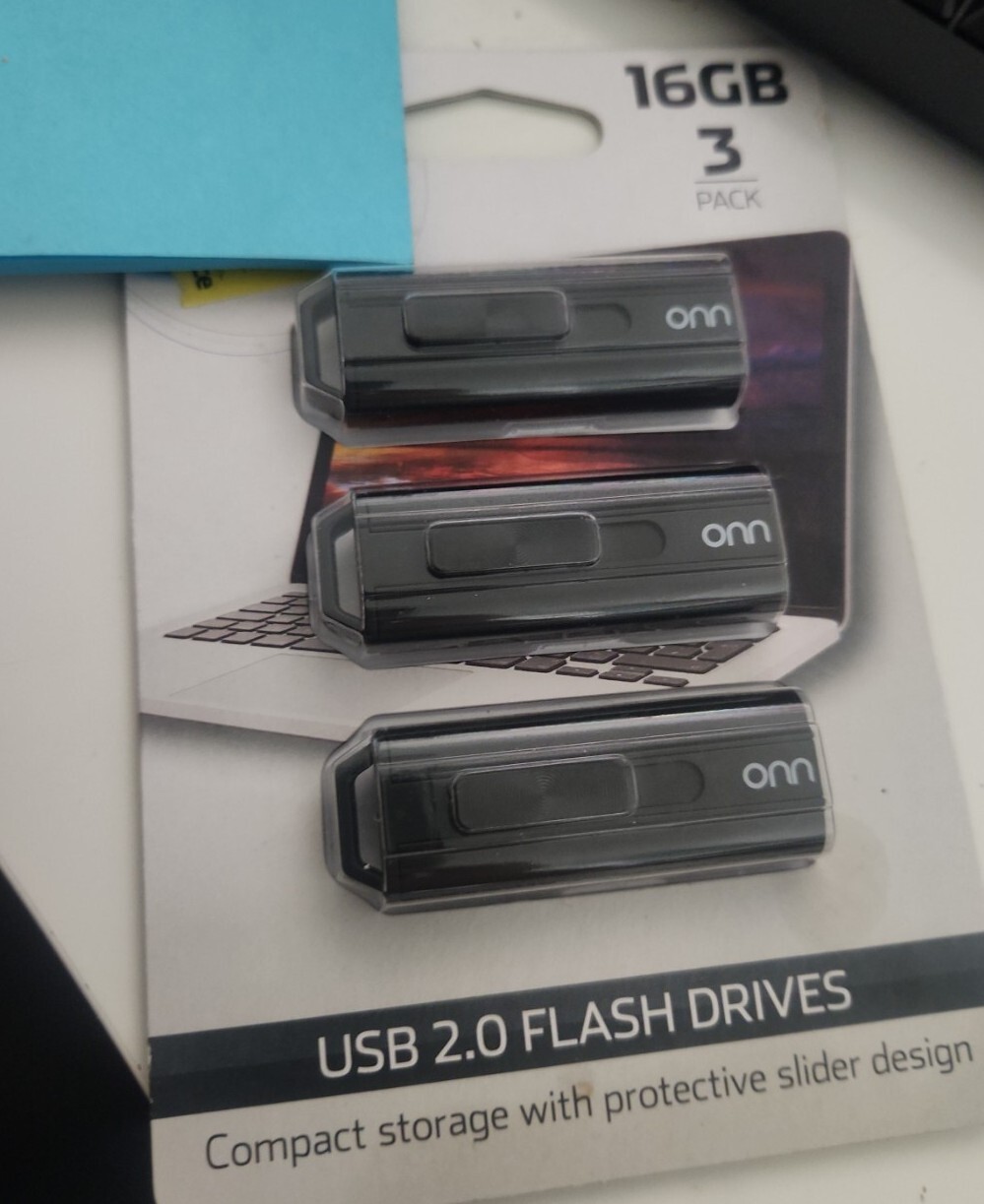 Onn 16GB USB 2.0 Flash Drives 3 Pack | eBay
