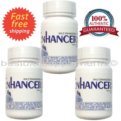 3 ENHANCERX ENHANCE RX MALE ENHANCEMENT PILLS SUPPLEMENT 30 CAPS | eBay