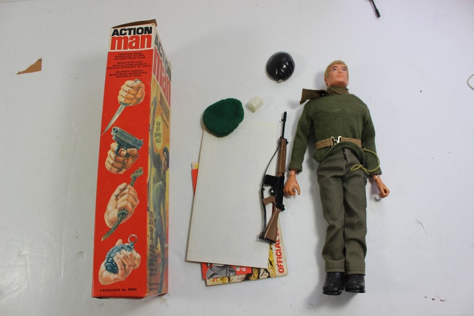 ACTION MAN PALITOY GI JOE 12 INCH VINTAGE `BASIC SOLDIER #1 " FIGURE ...