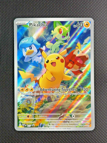 💥Pokemon - Pikachu - Black * PROMO - SVP 027 (NM) 💥 | eBay