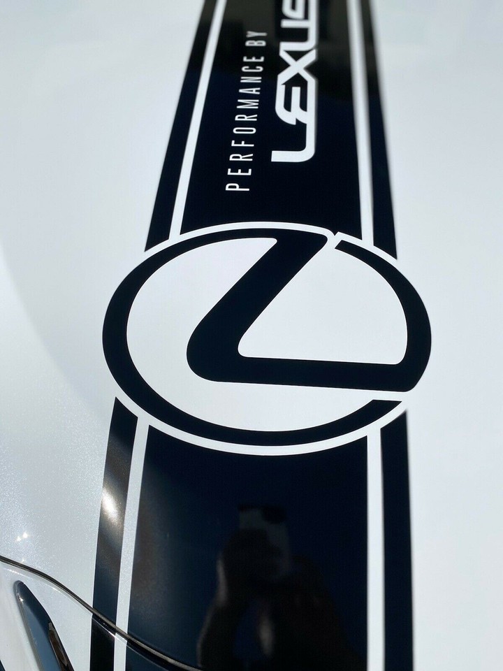 Lexus Decal/Sticker Hood Stripes for Lexus | Oracal | Matte Vinyl ...