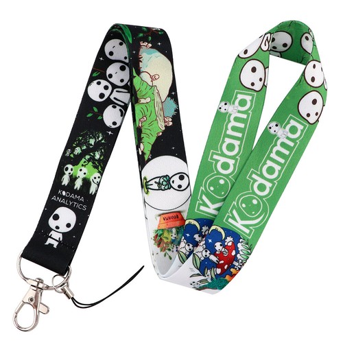 Princess Mononoke Kodama Phone Rope Keychains Phone For Keys ID Card ...