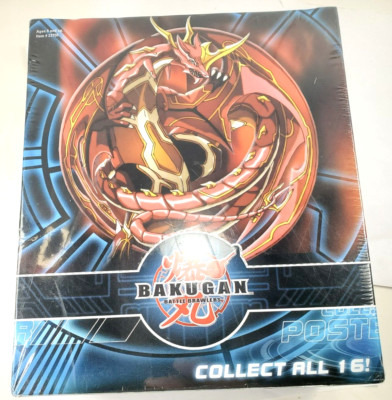 BAN DAI Bakugan BATTLE BRAWLERS Poster Set 23750 16 Posters 8/2 Packs ...