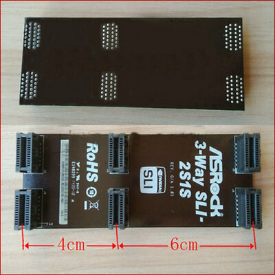 1pcs New SLI Bridge 2S1S 40mm 60mm 3-Way For Graphics Video Card | eBay