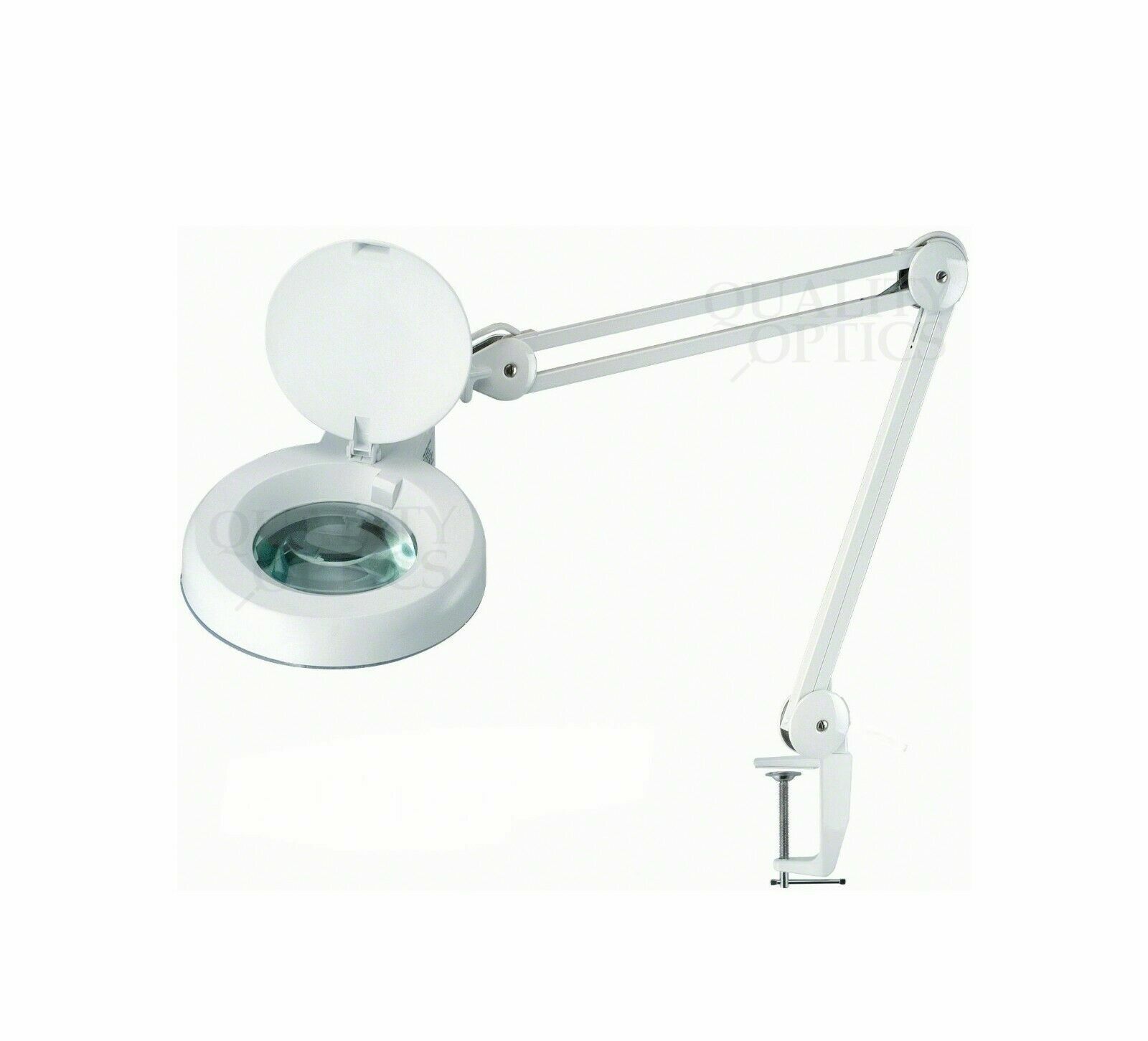 Quality Optics® 5D Table Clamp Mount Magnifier Lamp Light Magnifying ...