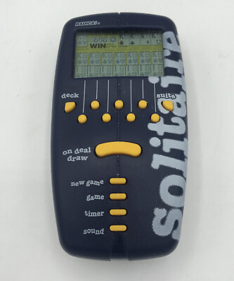 Solitaire Electronic Handheld Solitaire Game by Radica 1998 Tested ...