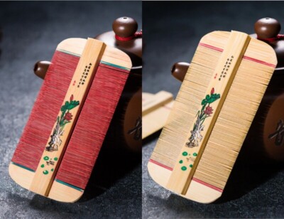 Chinese Traditional Bamboo Lice Comb Handmade Dense Comb Remove Itching ...