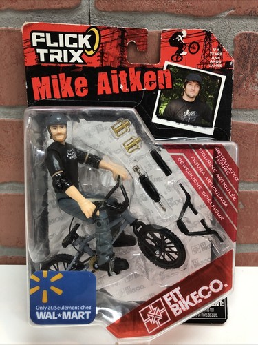 New Sealed! Flick Trix Mike Aitkin Action Figure & Fit Bike Mirraco ...