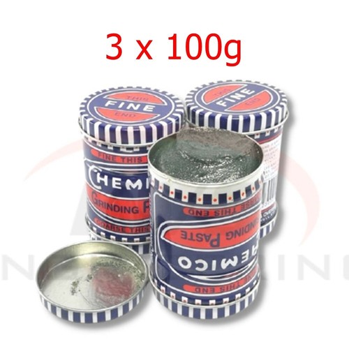 Pack of 3 x 100g Chemico Valve Grinding Paste 2 in 1 Fine/Coarse ...