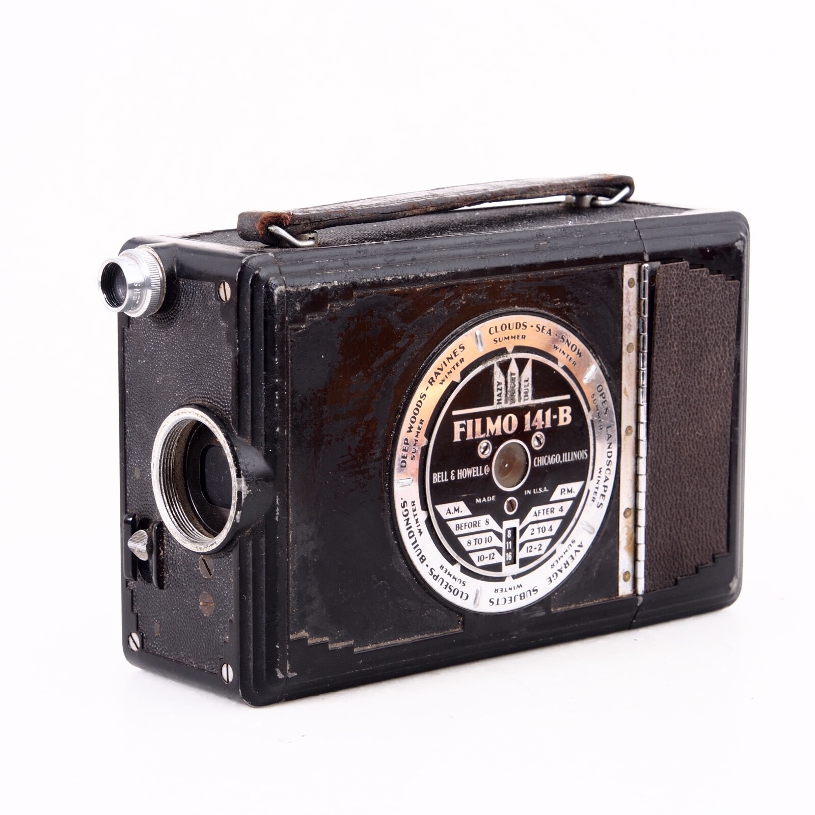 ^ Vintage Filmo 141-B 16mm Motion Picture Camera C Mount [No Lens - AS ...