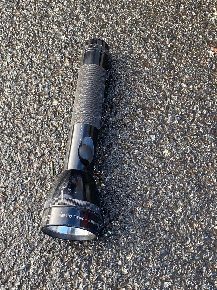 Maglite Torch Cop Security Flashlight Mag-Lite Black Project | eBay UK